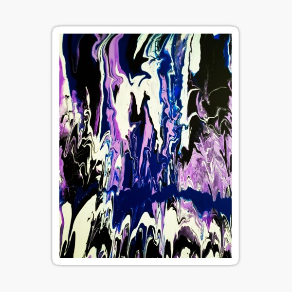 "Abstract Drip " Sticker for Sale by FizzyFaygo | Redbubble