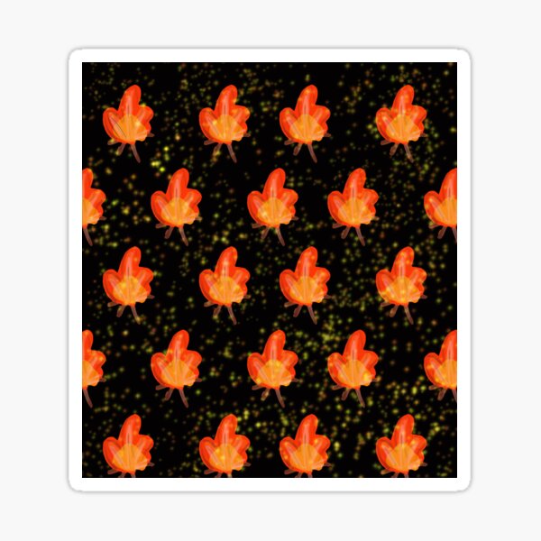 "Bonfire on a starry night background" Sticker for Sale by FoxRoad ...