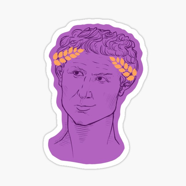"Caesar" Sticker for Sale by Attica- | Redbubble
