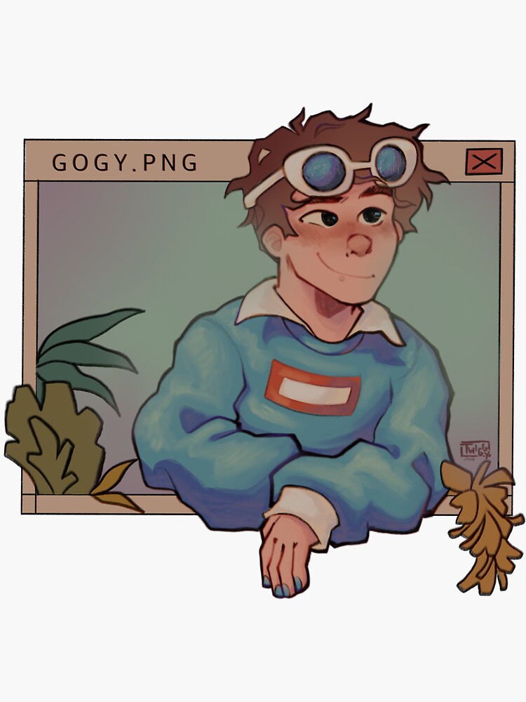 "GOGY.PNG - GeorgeNotFound " Sticker by Twiggypng | Redbubble