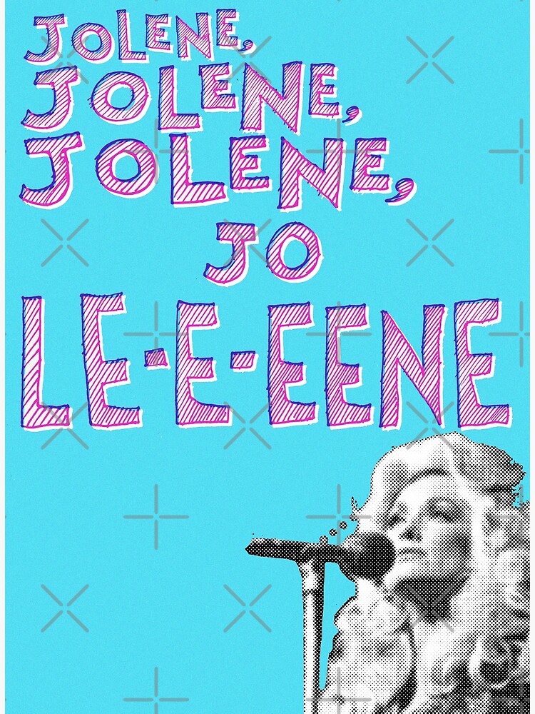 "Dolly Parton Jolene" Art Print for Sale by Sparkly20 | Redbubble