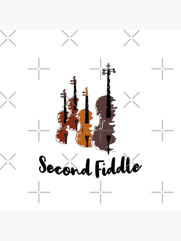 "Second Fiddle - Violinist Musical" Poster for Sale by SethW1 | Redbubble