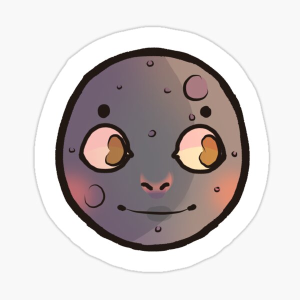 "Moon Aesthetic" Sticker by MushroomFiend | Redbubble