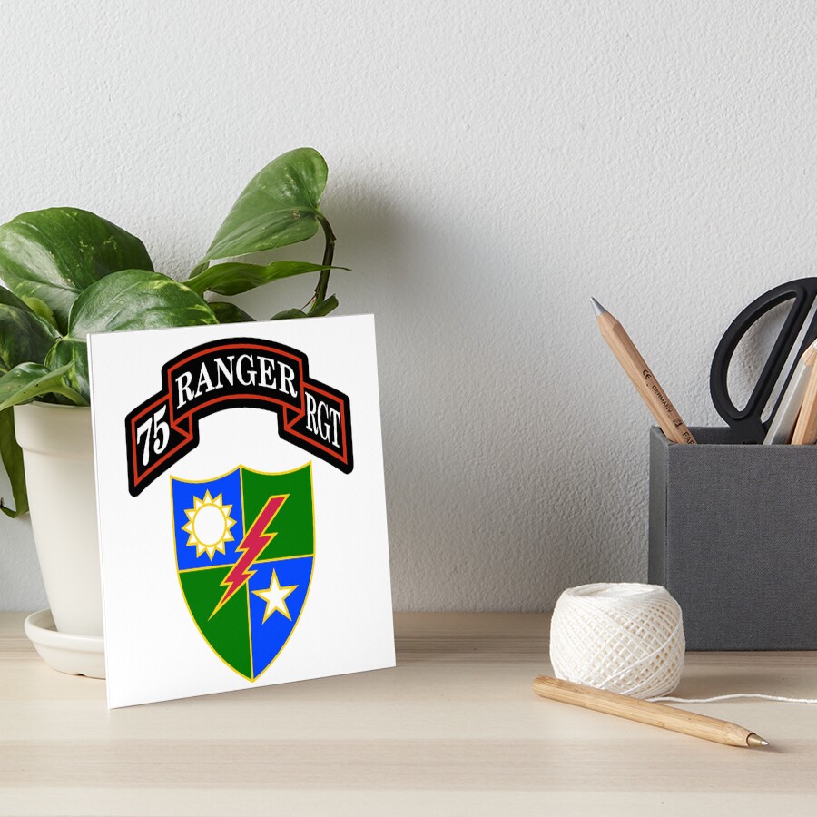 "75th Ranger Regiment" Art Board Print for Sale by Buckwhite | Redbubble