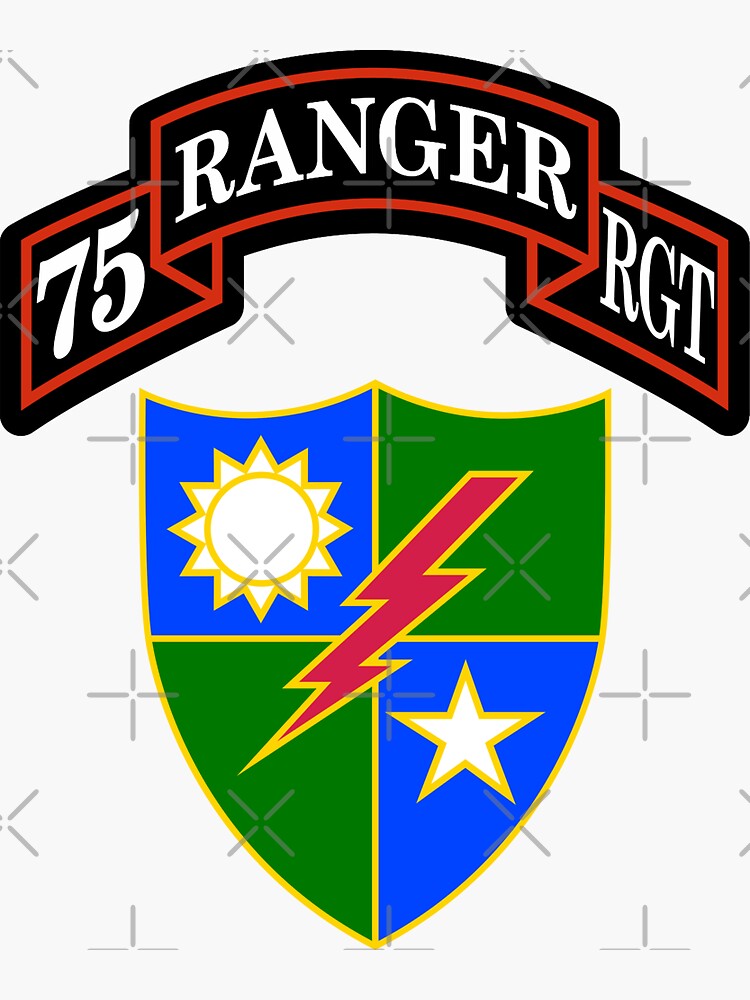 "75th Ranger Regiment" Sticker for Sale by Buckwhite | Redbubble