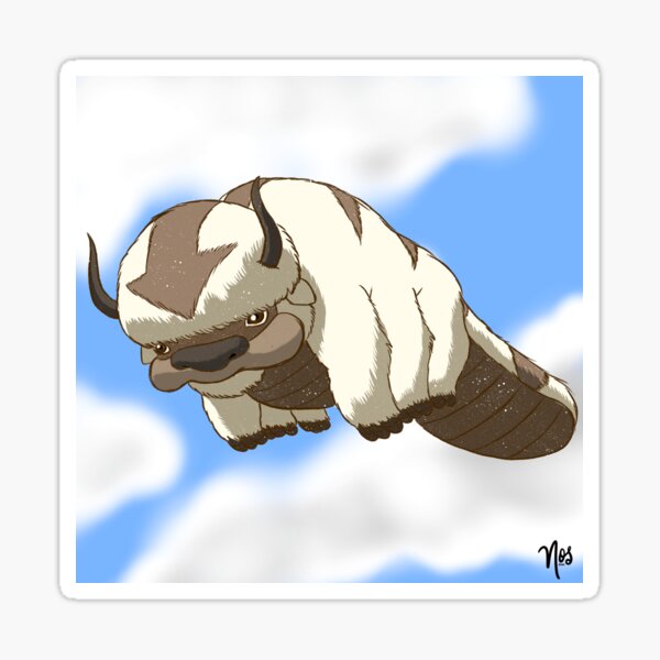 "Appa the Flying Bison" Sticker for Sale by Noshms | Redbubble