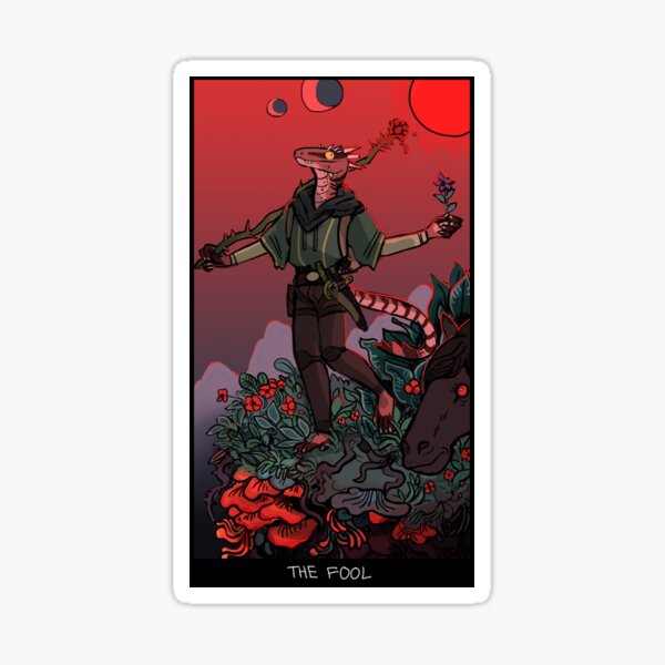 "The Fool" Sticker for Sale by foulserpent | Redbubble