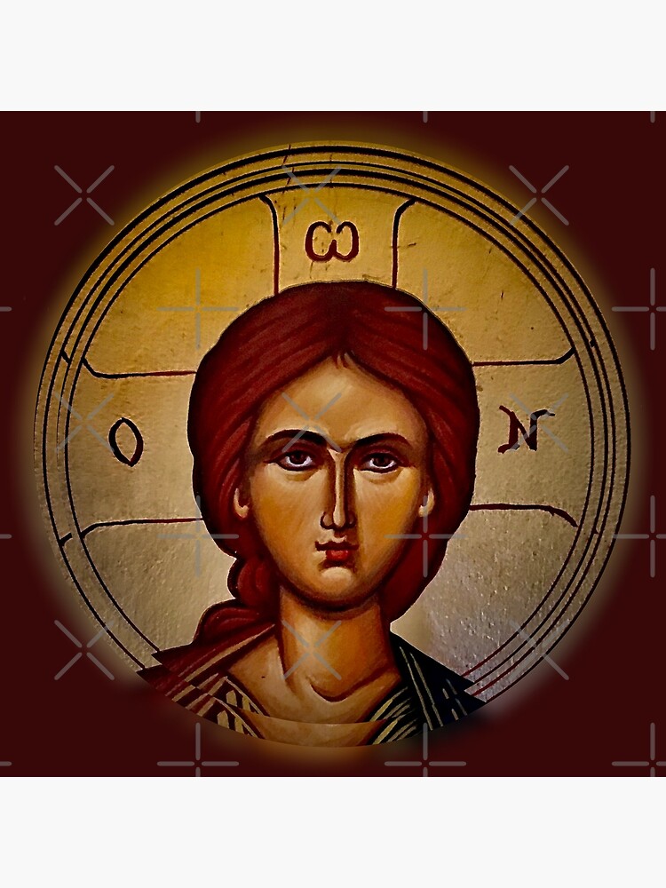 "Jesus OWN Emmanuel Icon Portrait" Poster by sandpiperstudio | Redbubble