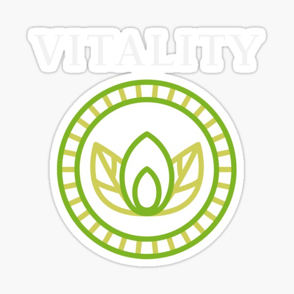"Vitality " Sticker for Sale by TurtleWingzZ | Redbubble