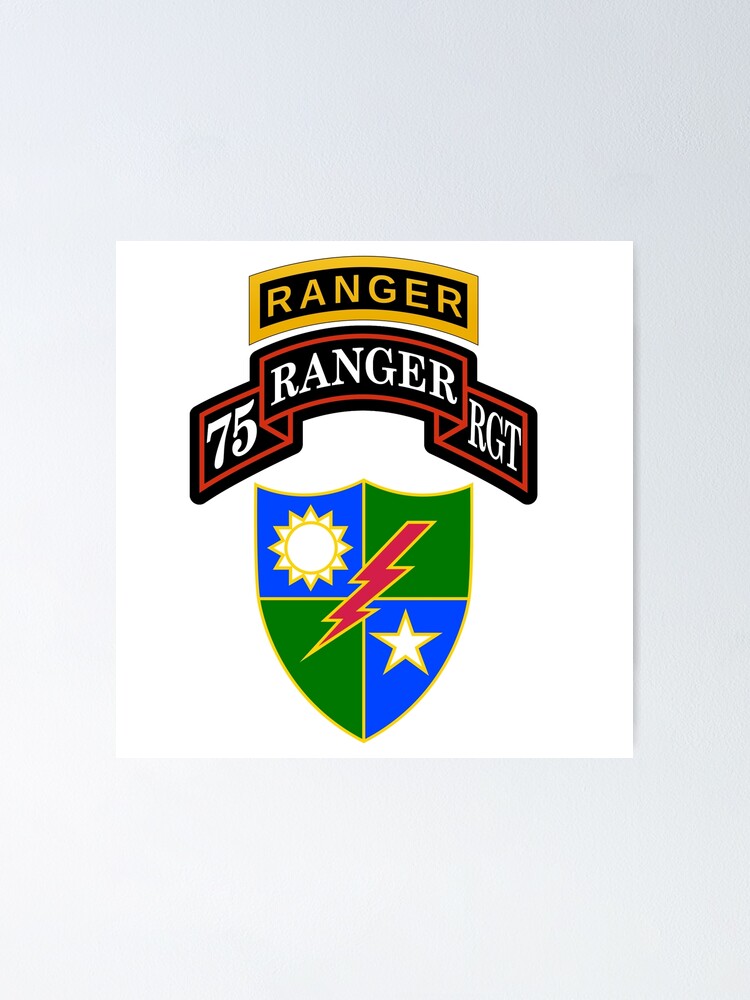 "75th Ranger Regiment" Poster for Sale by Buckwhite | Redbubble
