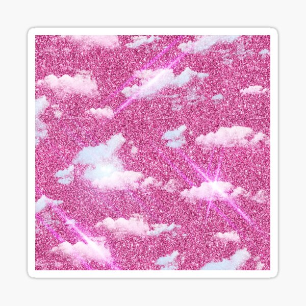 "Pink Sparkles" Sticker for Sale by brookescustoms | Redbubble