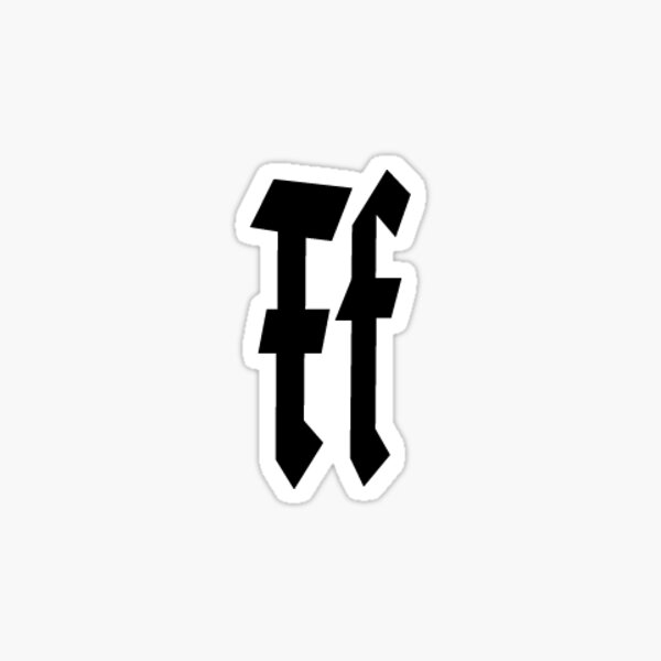 "Ff" Sticker for Sale by alexsdrawingsco | Redbubble