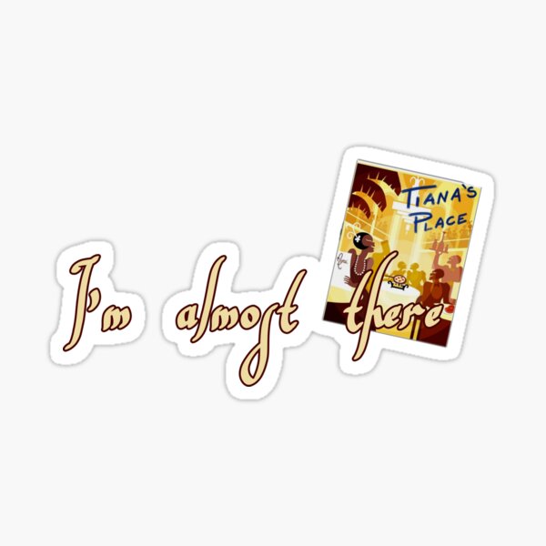 "almost" Sticker for Sale by SnazzyshopbyM | Redbubble