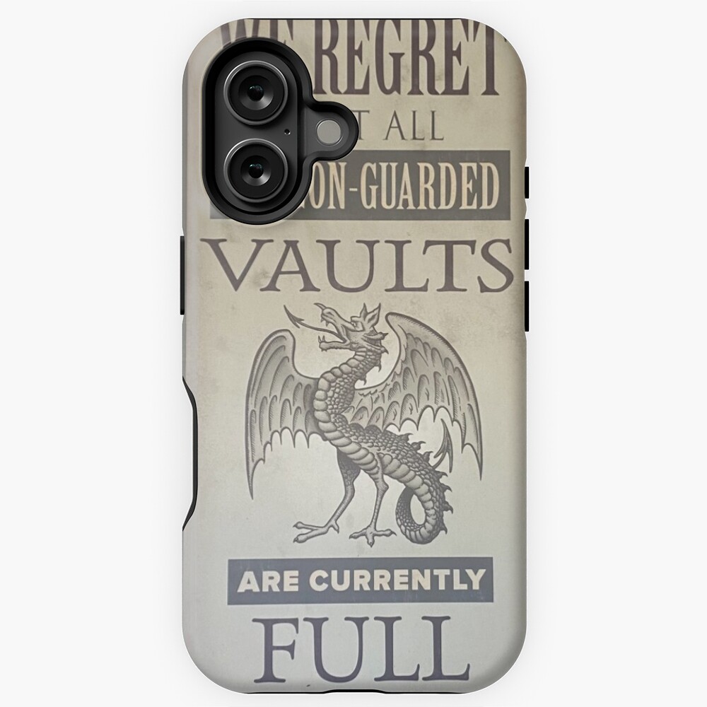 "Gringotts Sign " Sticker for Sale by maddieshuck | Redbubble