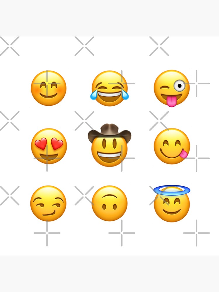 "Emojis random pack #1 " Art Print for Sale by NurseAvaSierra | Redbubble