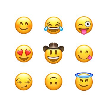"Emojis random pack #1 " Sticker for Sale by NurseAvaSierra | Redbubble