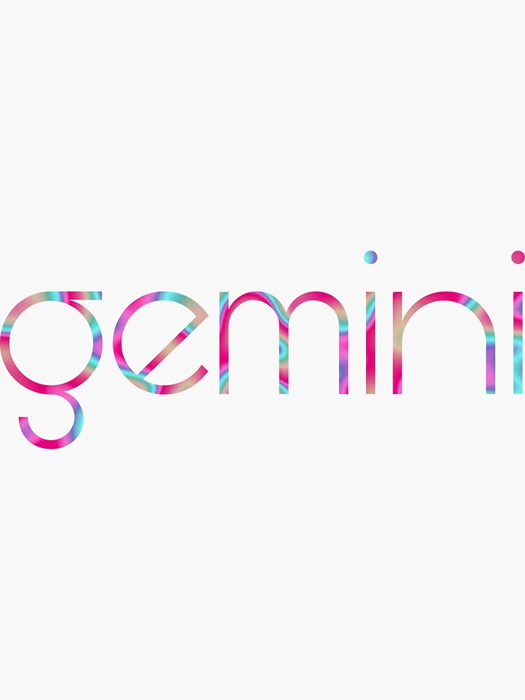 "gemini" Sticker for Sale by modernvibesshop | Redbubble
