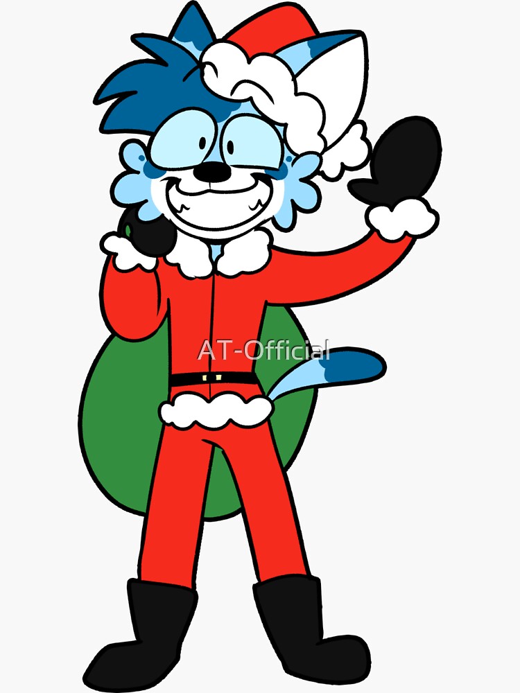 "AlexT00ns - Alex Xmas" Sticker by AT-Official | Redbubble