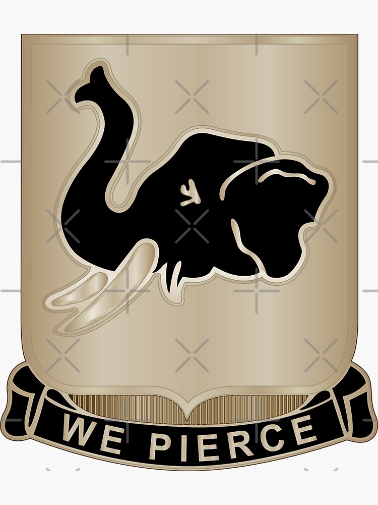 "Army - 758th Tank Battalion DUI wo Txt" Sticker for Sale by twix123844 ...
