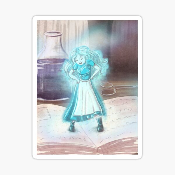 "Syl Reading for Kaladin " Sticker for Sale by zogoart | Redbubble