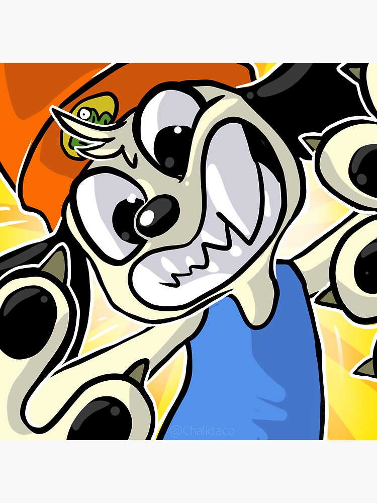 "Parappa The Rapper" Sticker for Sale by ChalkTaco | Redbubble