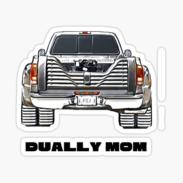 "Proud Dually Truck Owner/Driver" Sticker for Sale by Re-Work | Redbubble