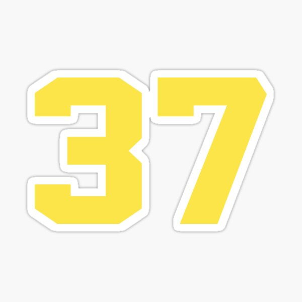 Number 37 Stickers | Redbubble