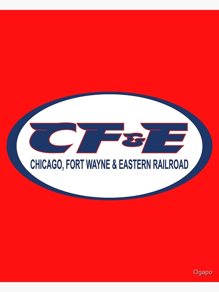 "Chicago Fort Wayne & Eastern" Poster for Sale by Ogapo | Redbubble