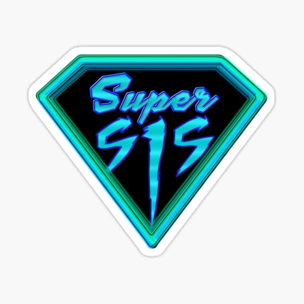 Pegatina «Super Sister - Ideas de regalos para hermanas - Emblema de ...