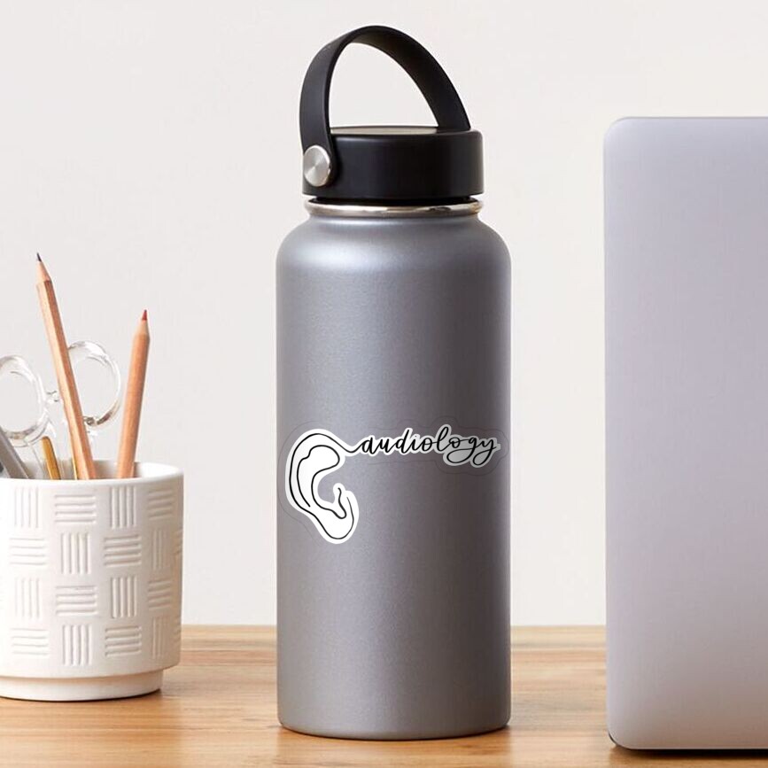 "abstract ear audiology" Sticker for Sale by cevaughann | Redbubble