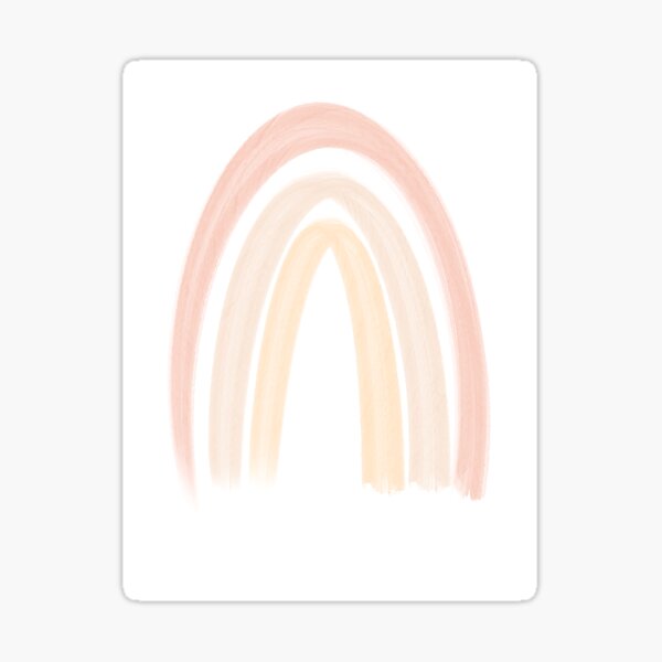 "Pink Rainbow" Sticker for Sale by rayfaithdesign | Redbubble