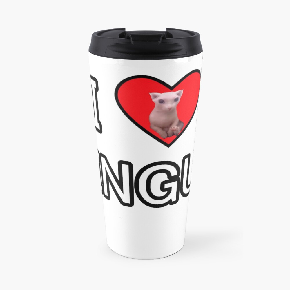 "I Heart Bingus meme" Travel Coffee Mug for Sale by YourRubyFren ...
