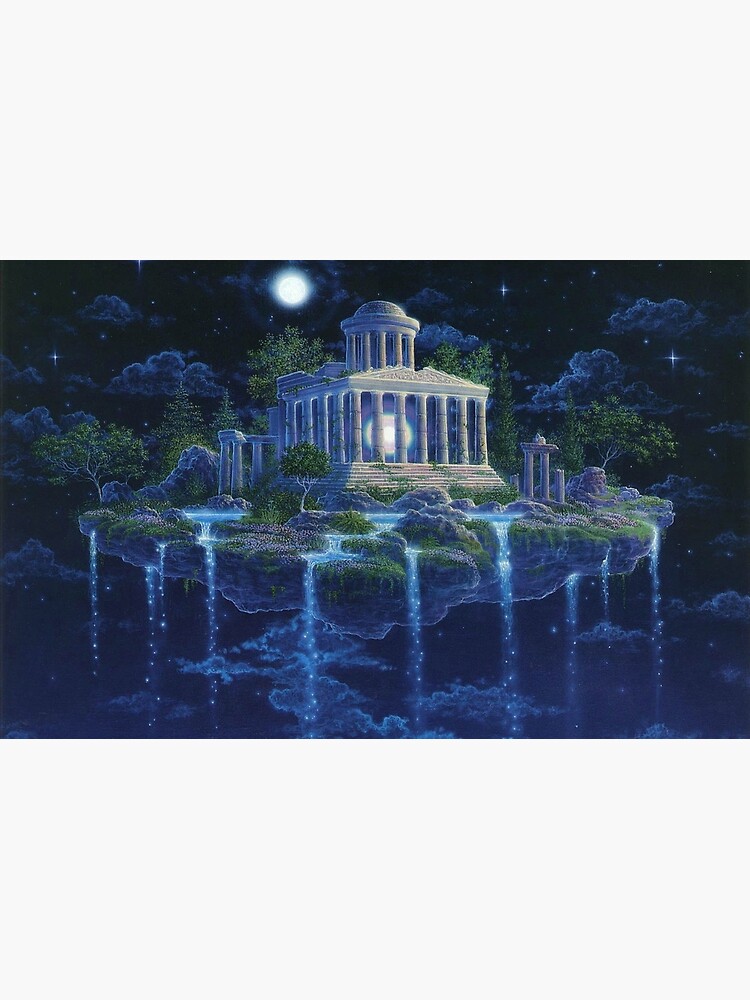 GILBERT WILLIAMS "moon temple" painting Canvas sold by ReannLacosta ...