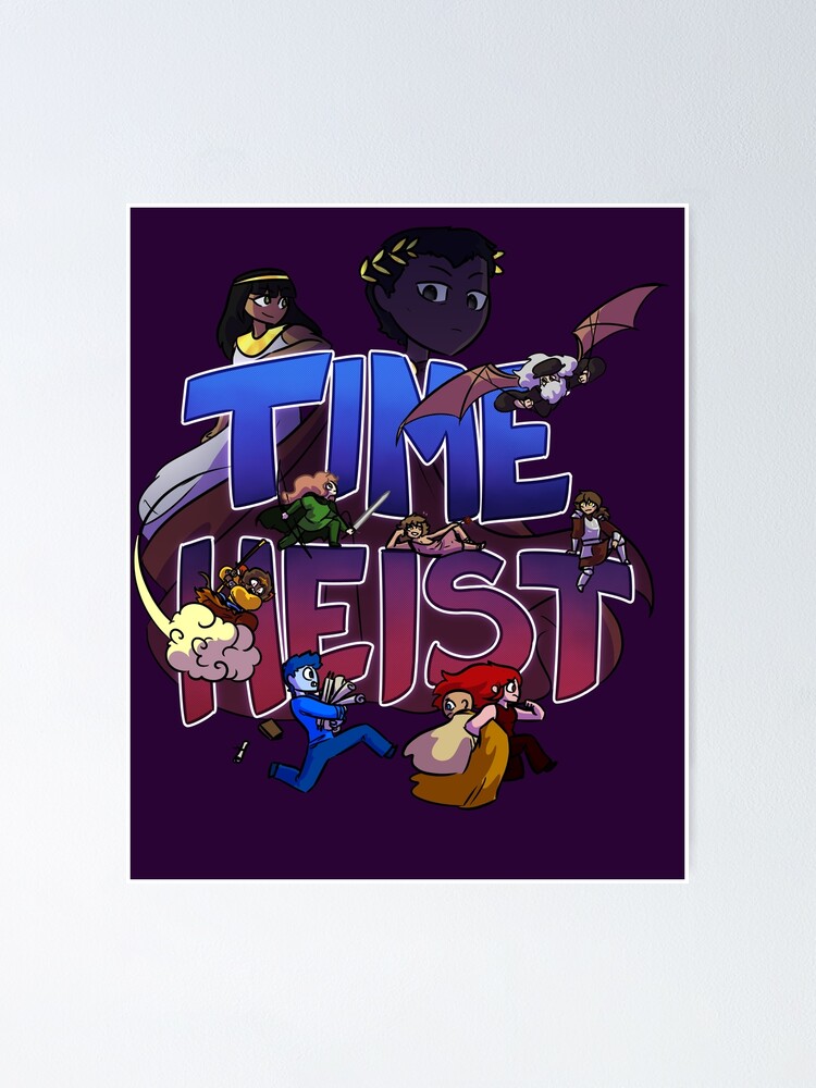 "Time Heist" Poster for Sale by OSPYouTube | Redbubble