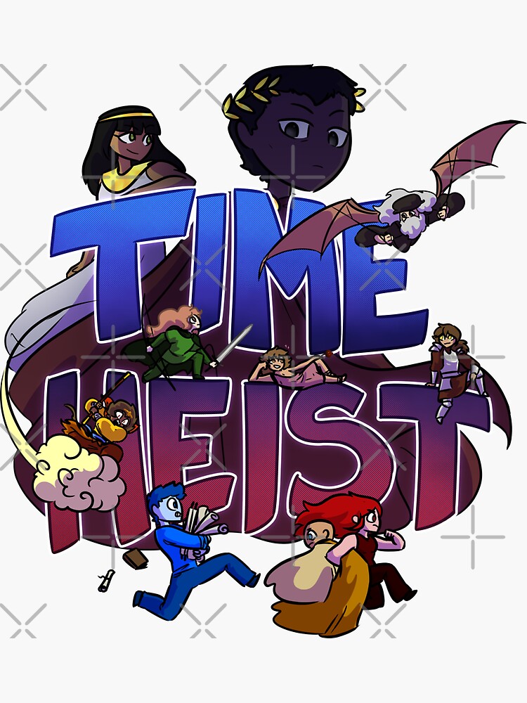 "Time Heist" Sticker for Sale by OSPYouTube | Redbubble