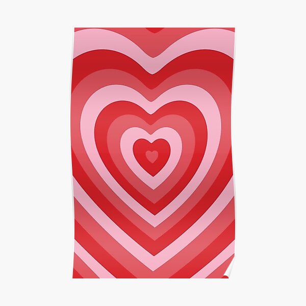 "Powerpuff Girls Hearts" Poster by emmyhensley | Redbubble