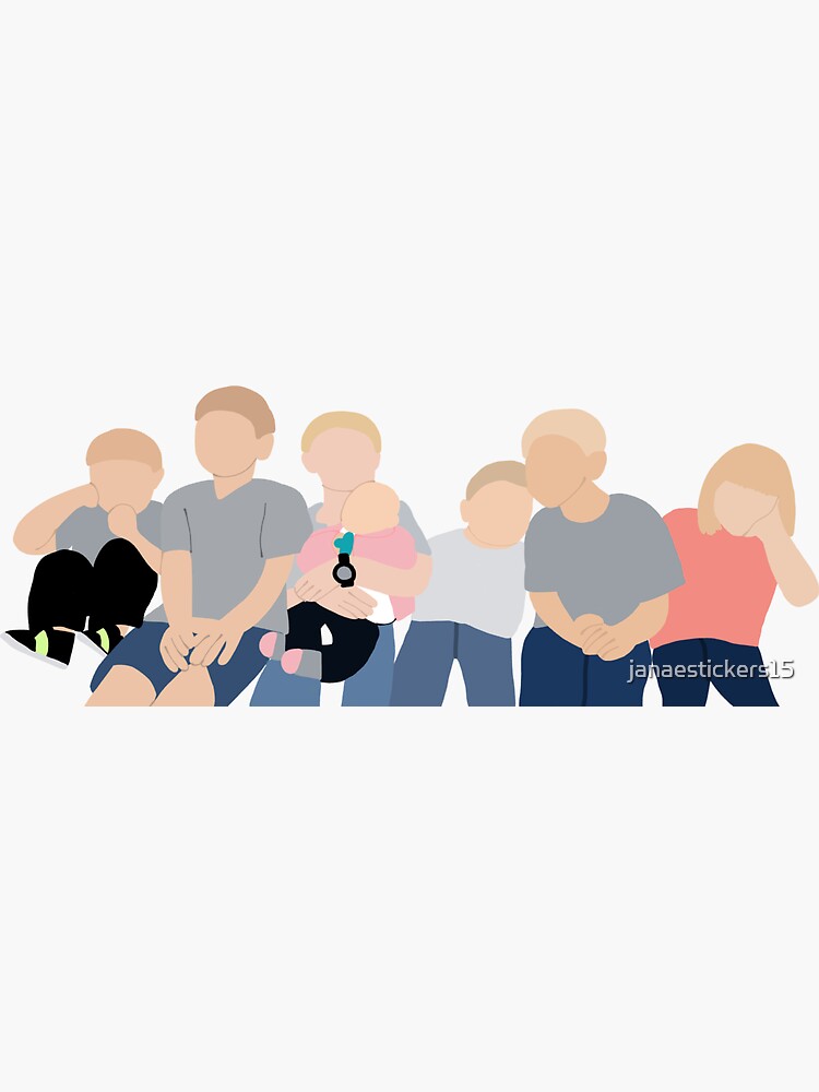 "Faceless Portrait" Sticker by janaestickers15 | Redbubble