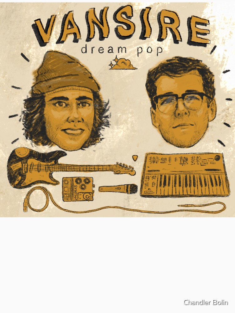 "VANSIRE dream pop" Essential T-Shirt for Sale by chandlerbolin | Redbubble