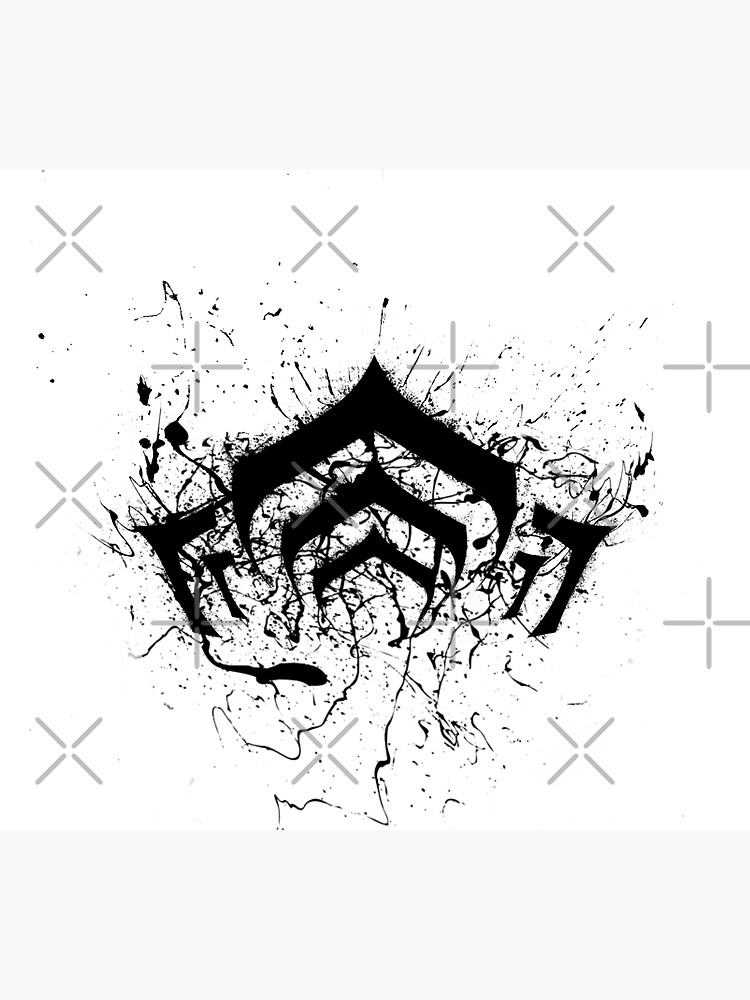 "warframe logo" Sticker by ururuty | Redbubble