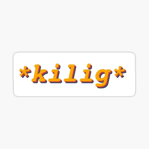 "Kilig Sticker" Sticker for Sale by MerkadoQP | Redbubble