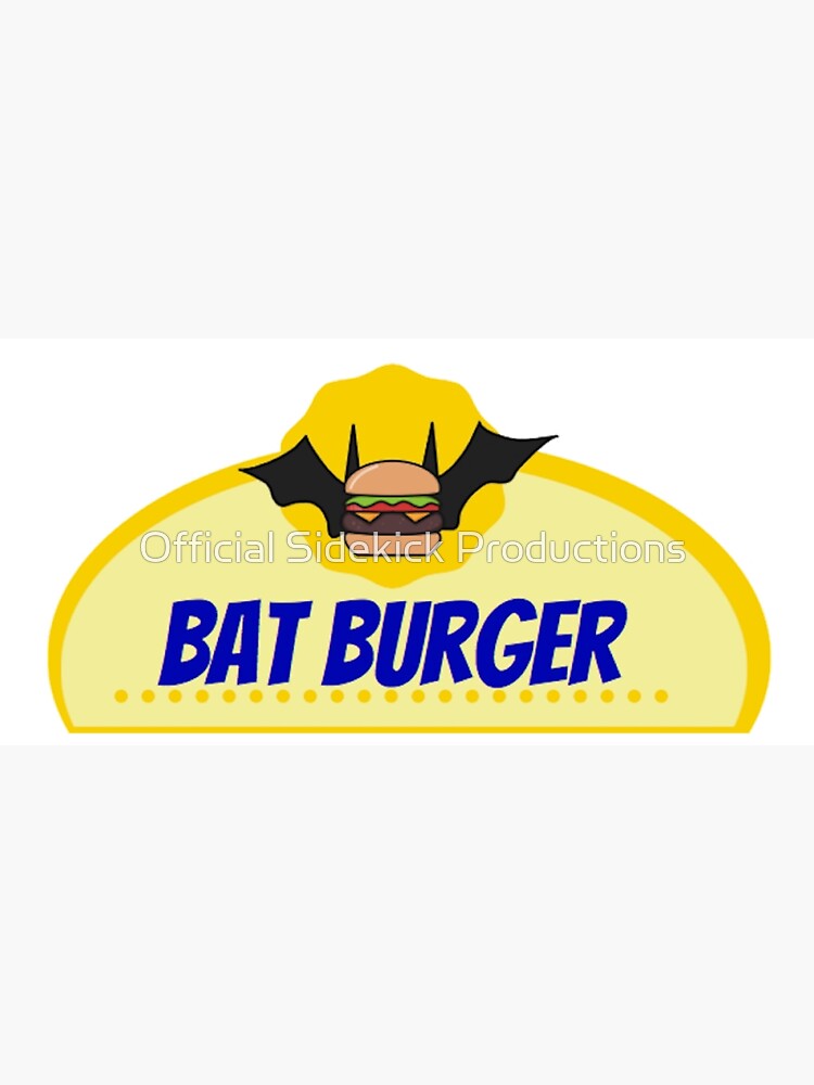 "Bat Burger (with bun)" Poster by SidekickProd | Redbubble