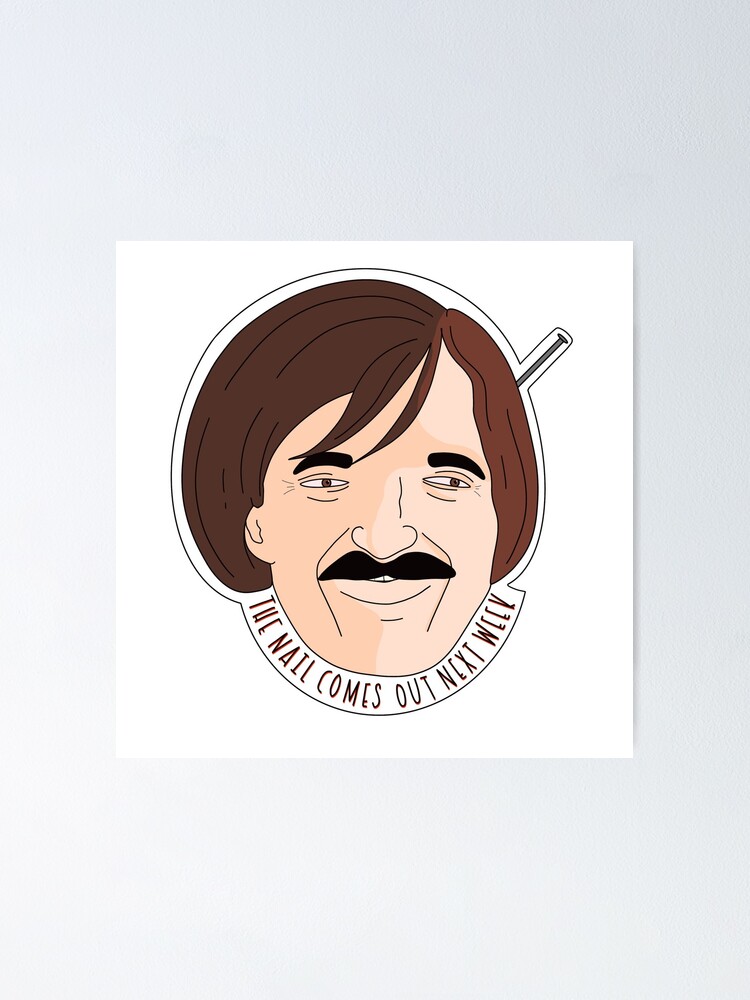" Mr. Larson from Happy Gilmore" Poster by alexissheahan | Redbubble