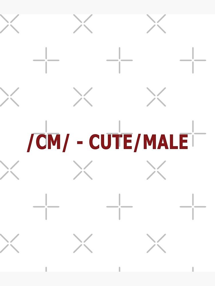 "/cm/ - Cute/Male 4Chan" Poster for Sale by Delicious Design ⭐⭐⭐⭐⭐ ...