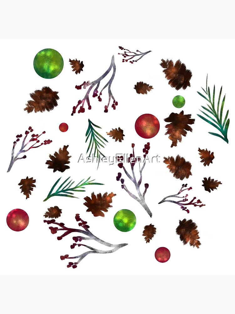 "Pine Cones & Magic" Poster for Sale by AshleyEllenArt | Redbubble