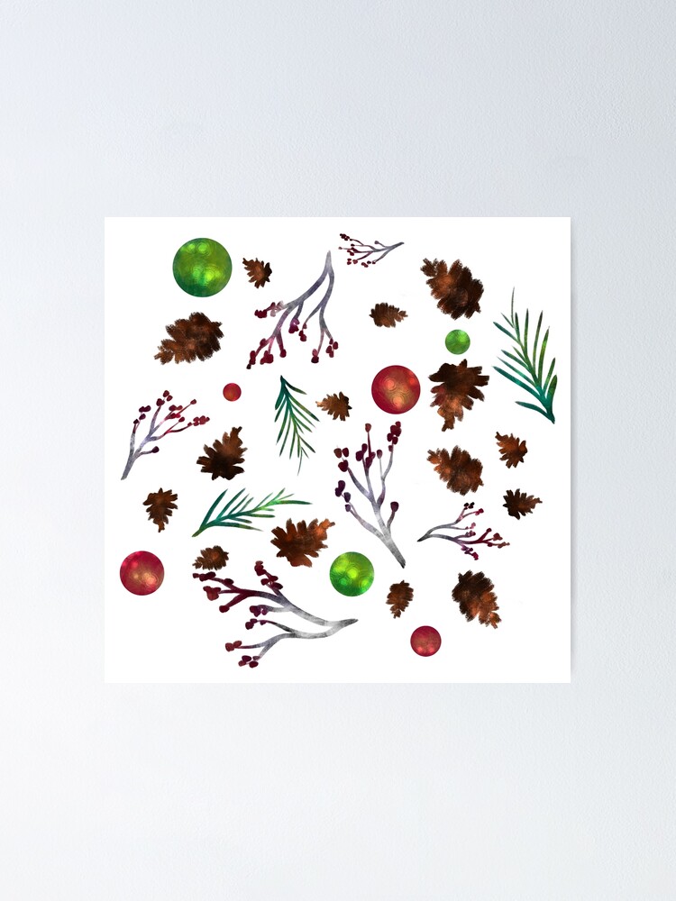 "Pine Cones & Magic" Poster for Sale by AshleyEllenArt | Redbubble