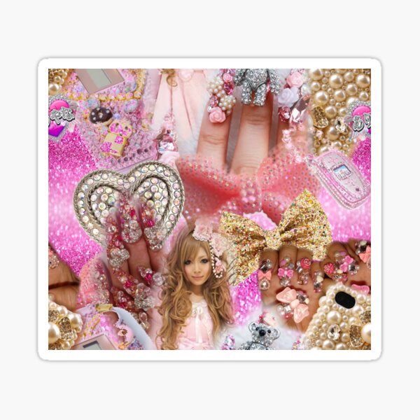 "Kawaii Beauty Gyaru Print" Sticker for Sale by JKawaiiCo | Redbubble