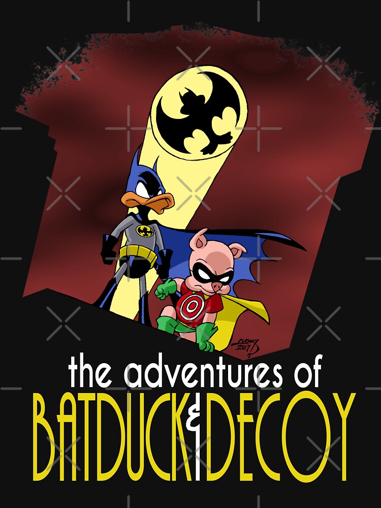 "The Adventures of Batduck and Decoy" T-shirt for Sale by weaponx5203 ...