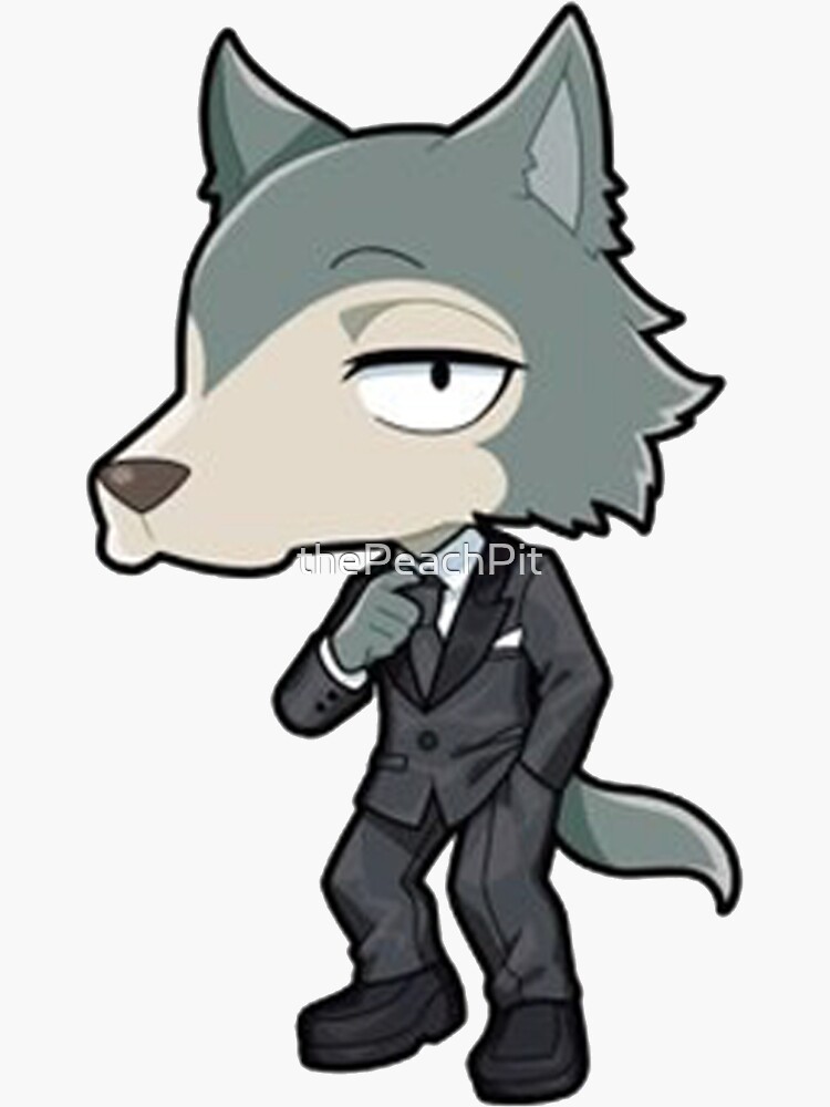 "Beastars Legoshi Chibi #2" Sticker by thePeachPit | Redbubble