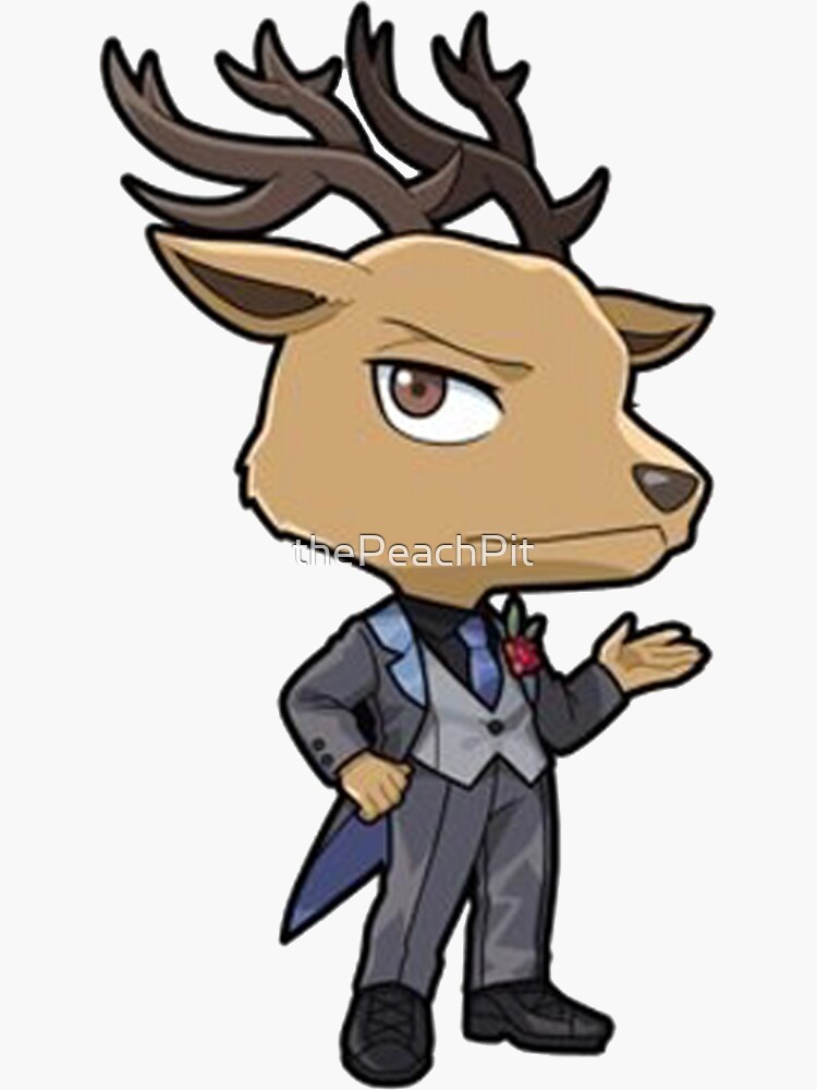 "Beastars Louis Chibi" Sticker for Sale by thePeachPit | Redbubble