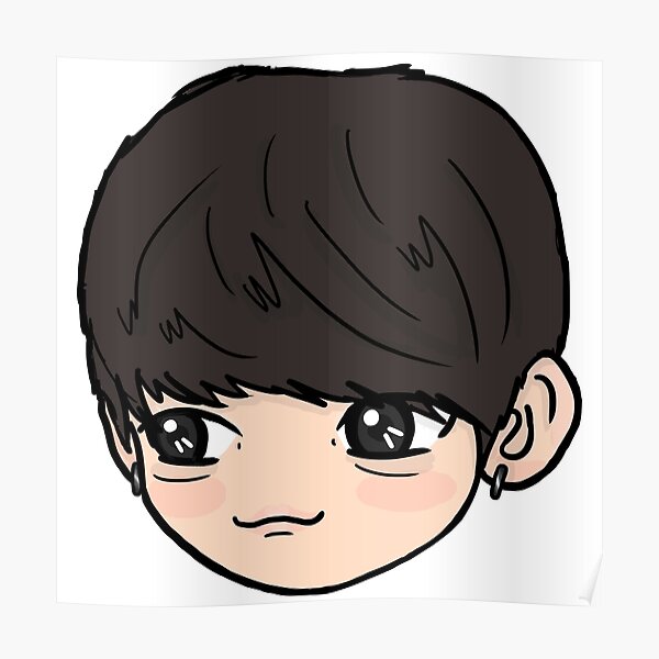 "pouty kookie" Poster for Sale by sthr | Redbubble